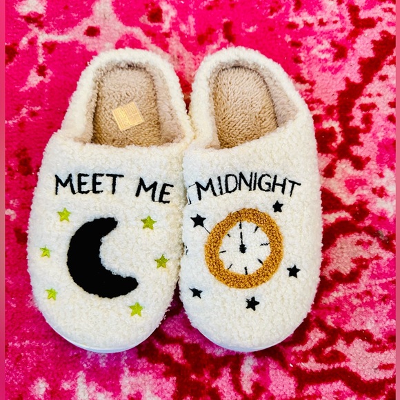 Shoes | Swiftie Meet Me At Midnight Slippers | Poshmark